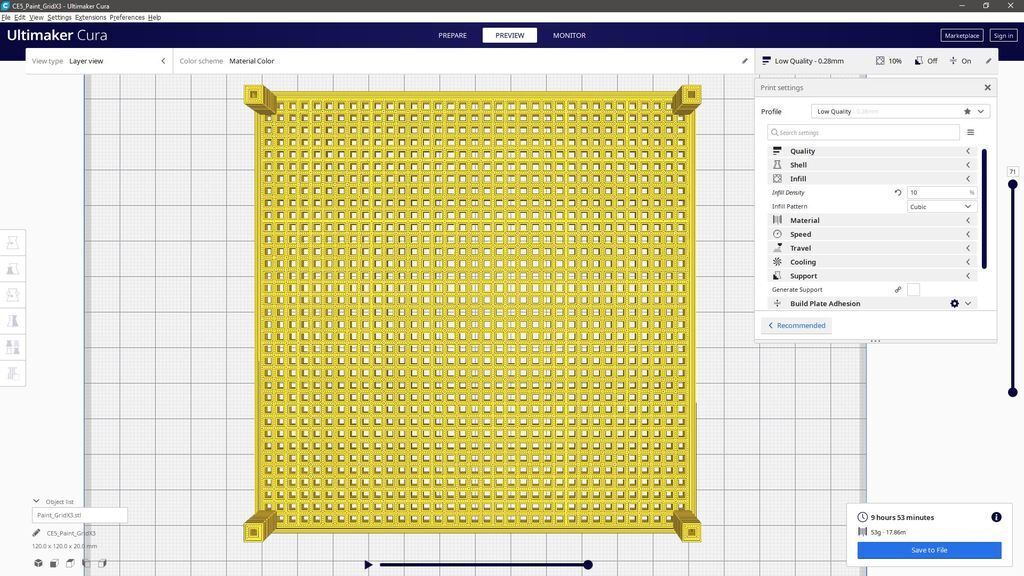 Free STL file Paint Grid Stand 🎨・3D printer design to download・Cults