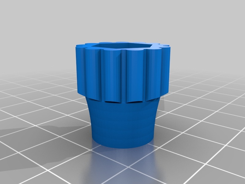Free 3D file 1/4" Nut Knob・3D printer model to download・Cults
