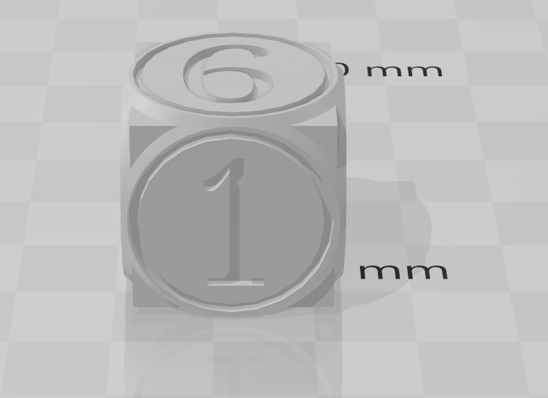 Free STL file D6 dice (D&D) 🎲・Template to download and 3D print・Cults