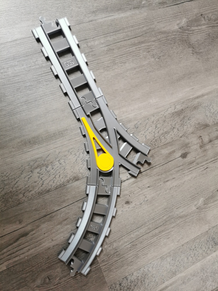 3D file LEGO Steam train wagon rails in set・Design to download and 3D ...