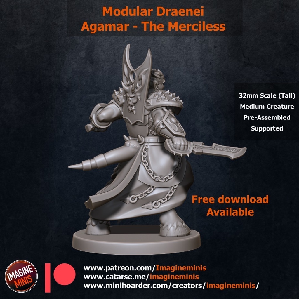 Free STL file Agamar - The Merciless 🎲・3D printable object to download ...
