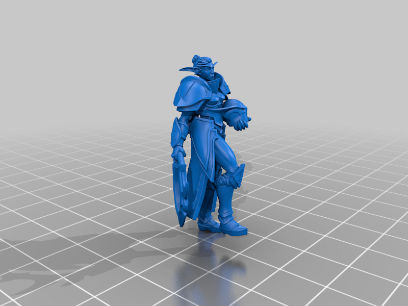 Free 3D file Elven Forest Warden - A 🧝・3D print model to download・Cults