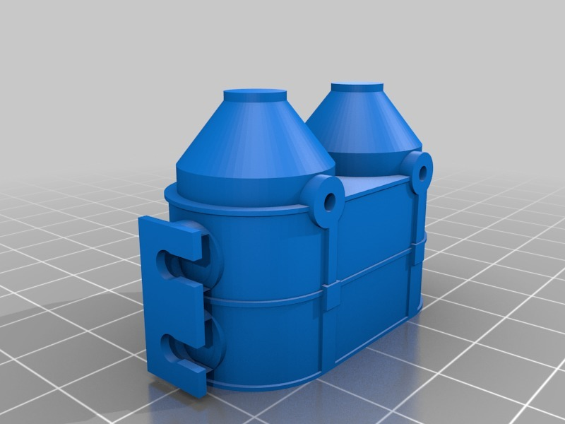 Free 3D file Heng long tiger 1 3818 rear air filter box early version・3D printable object to ...