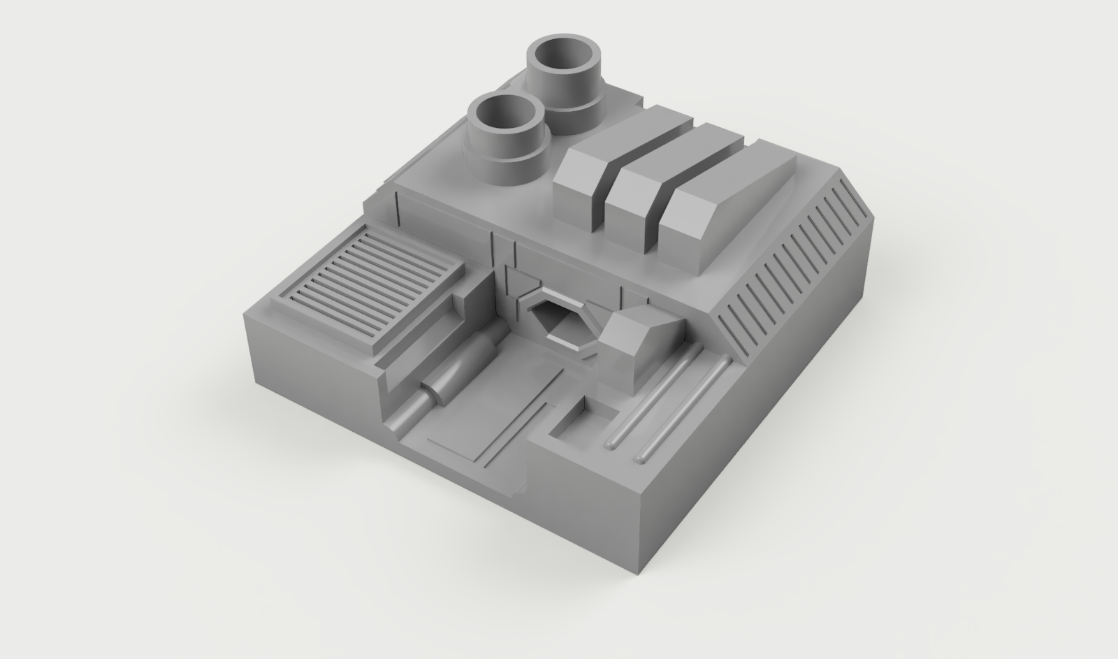 STL file Death Star Diorama Trench Run・Template to download and 3D ...