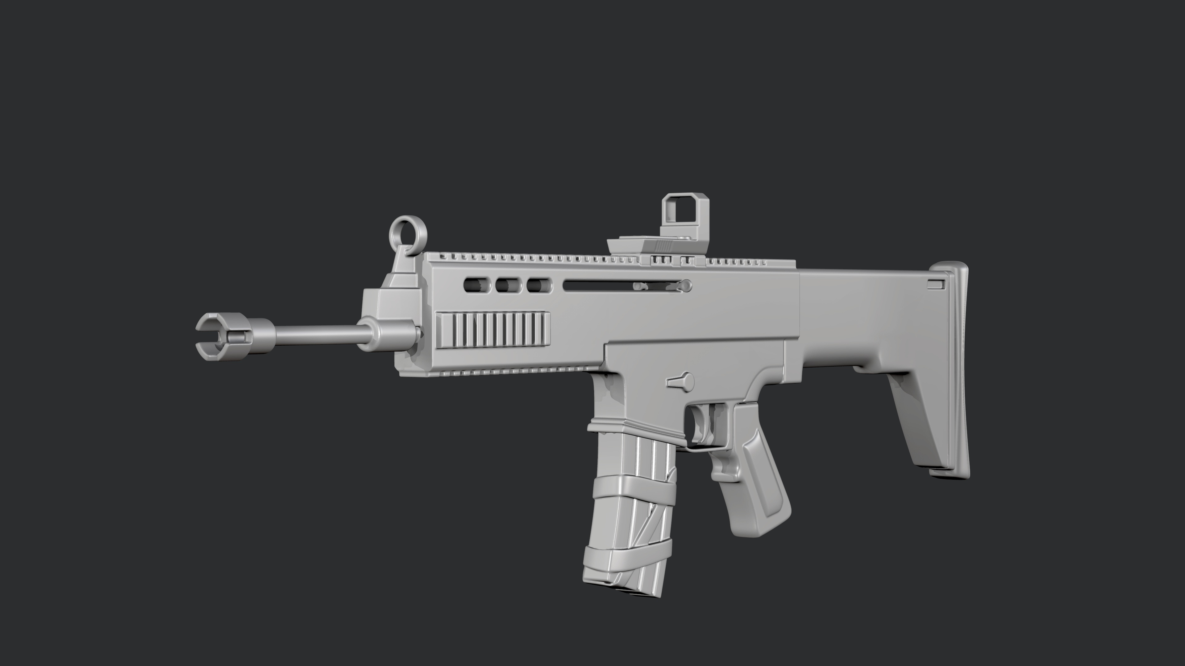 STL file STL models for 3D printing and CNC machine gun・3D printing ...