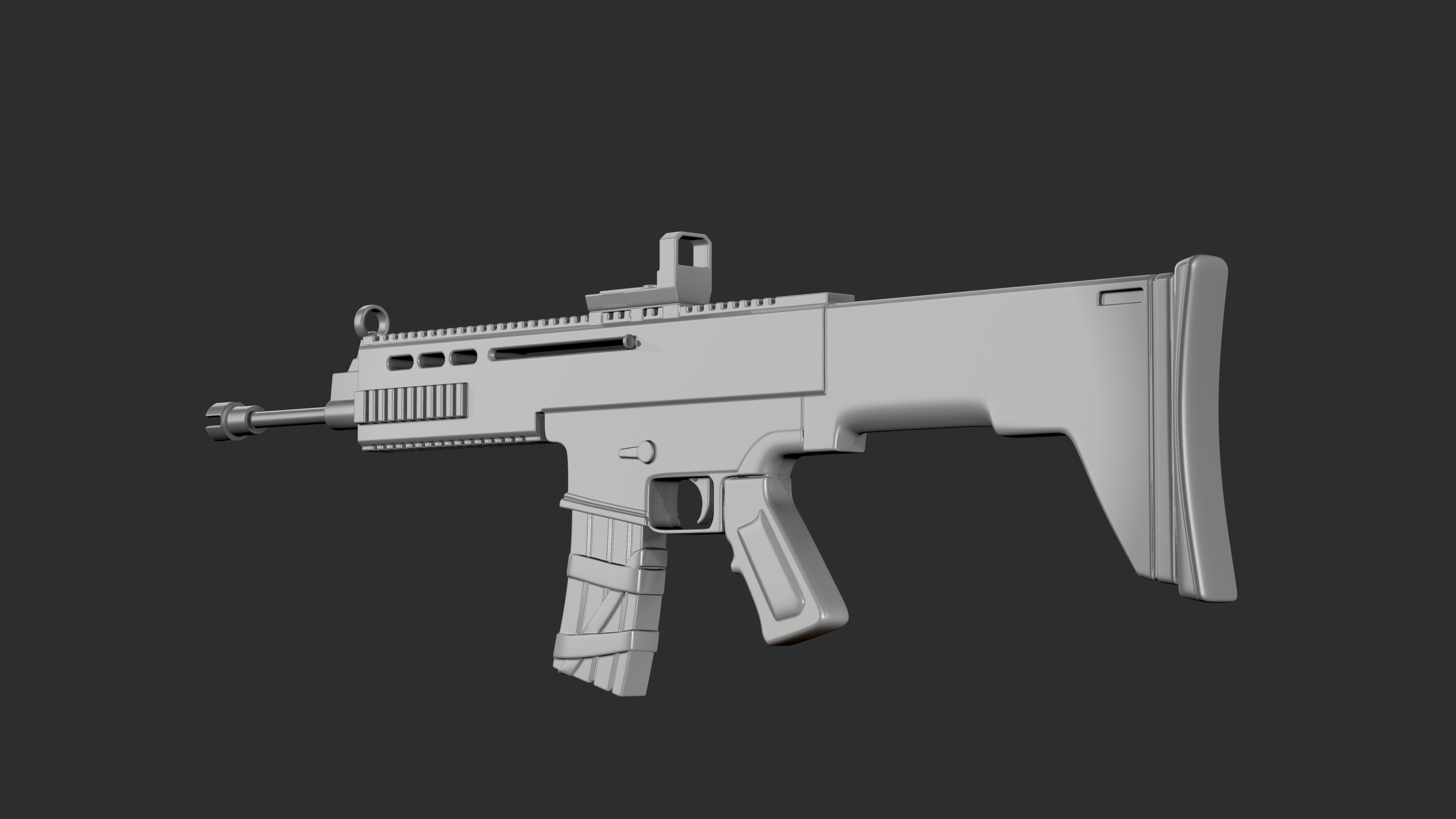 STL file STL models for 3D printing and CNC machine gun・3D printing ...