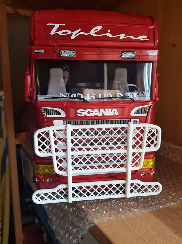 STL file TAMIYA Scania Bullbar Type A・3D printer model to download・Cults
