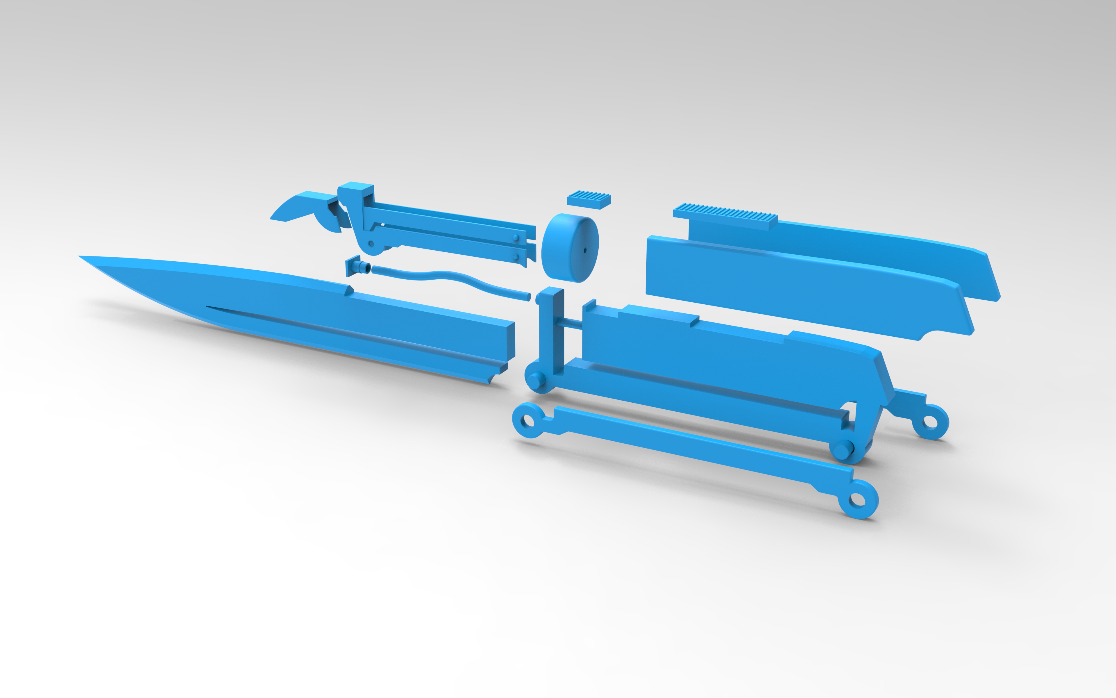 3D file MANDALORIAN VIBROBLADE ・3D printer design to download・Cults