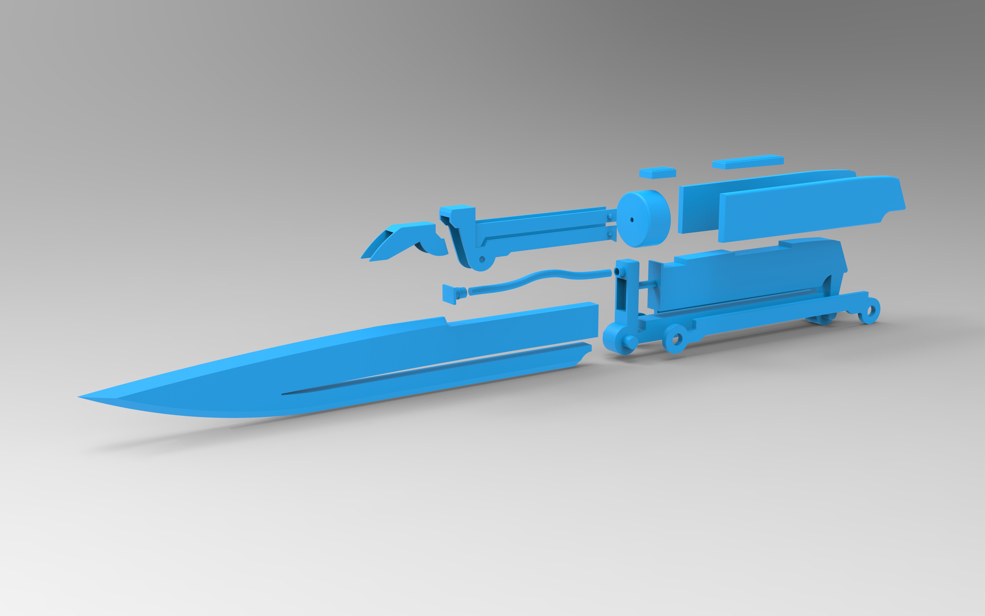 3D file MANDALORIAN VIBROBLADE ・3D printer design to download・Cults