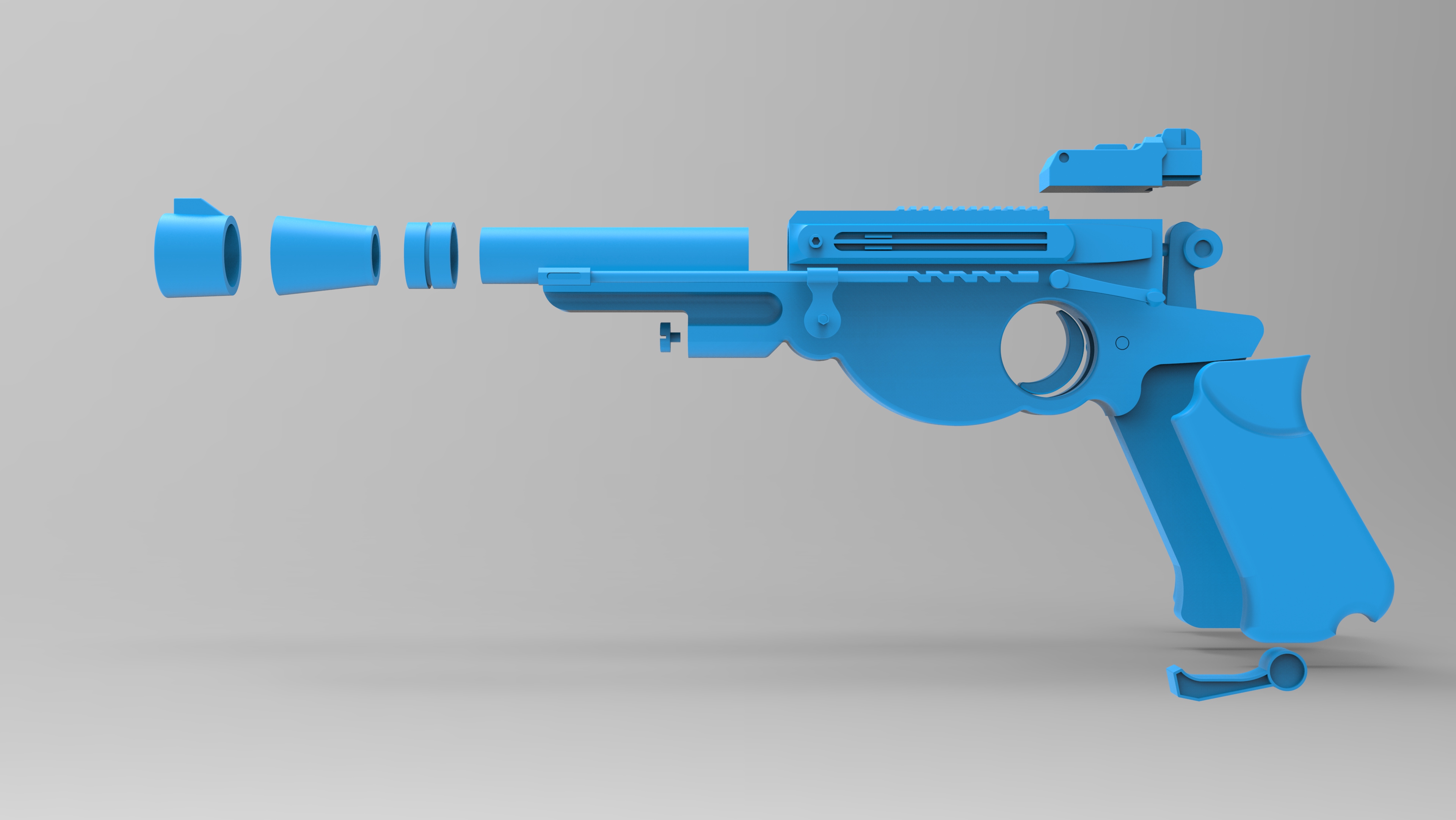 3D file MANDALORIAN BLASTER IB-94 ・3D printer design to download・Cults