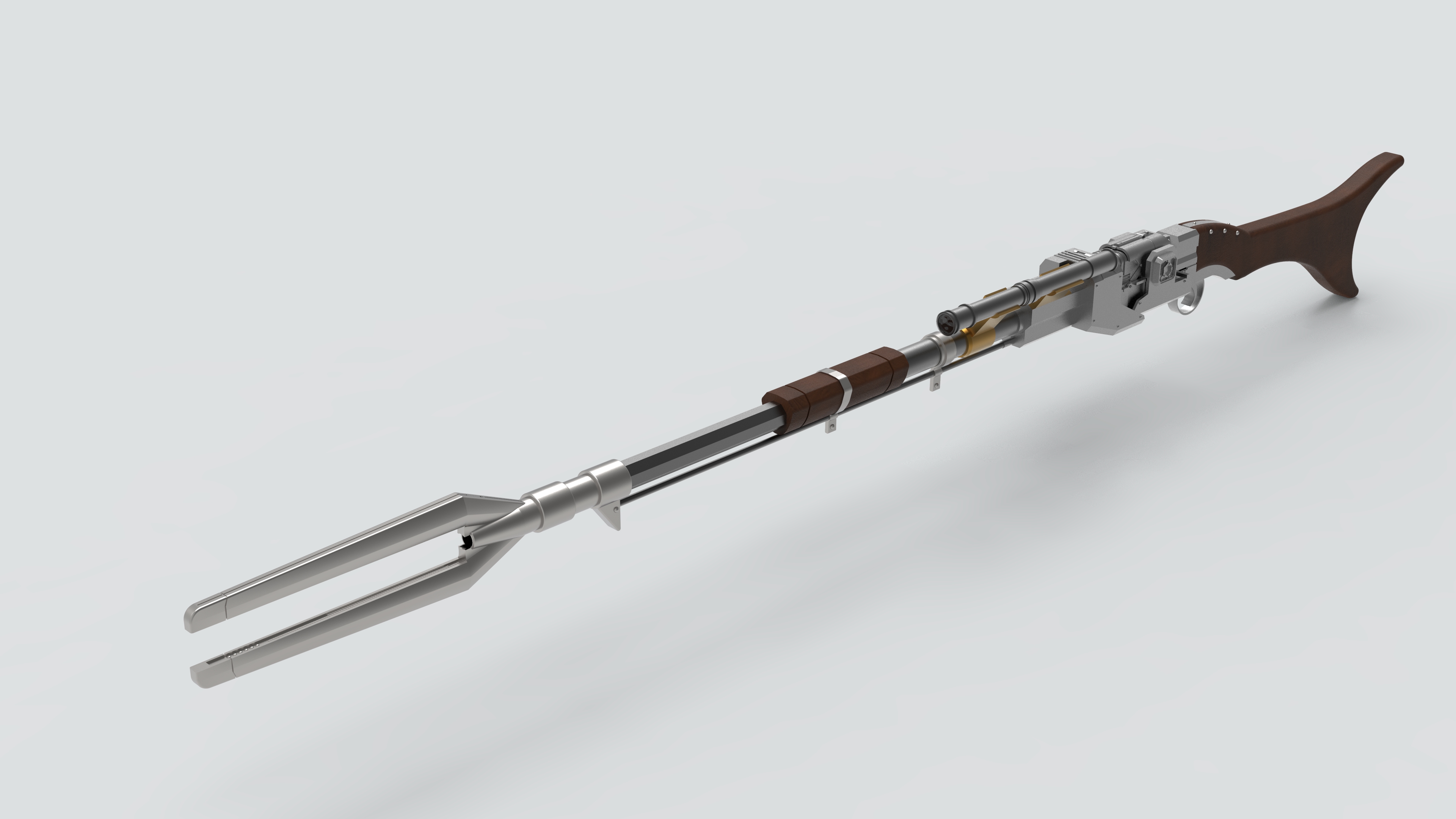 3D file MANDALORIAN PULSE RIFLE・3D printing model to download・Cults