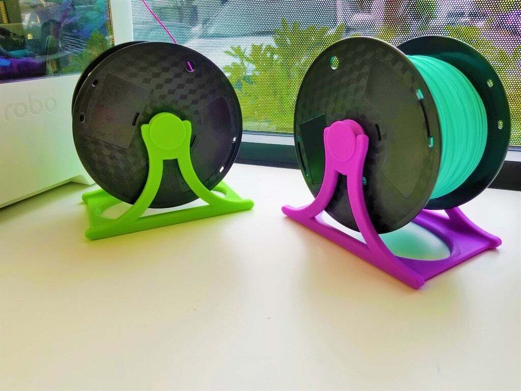 Free STL file Robo R2 Filament holder 🪢・3D printing template to ...