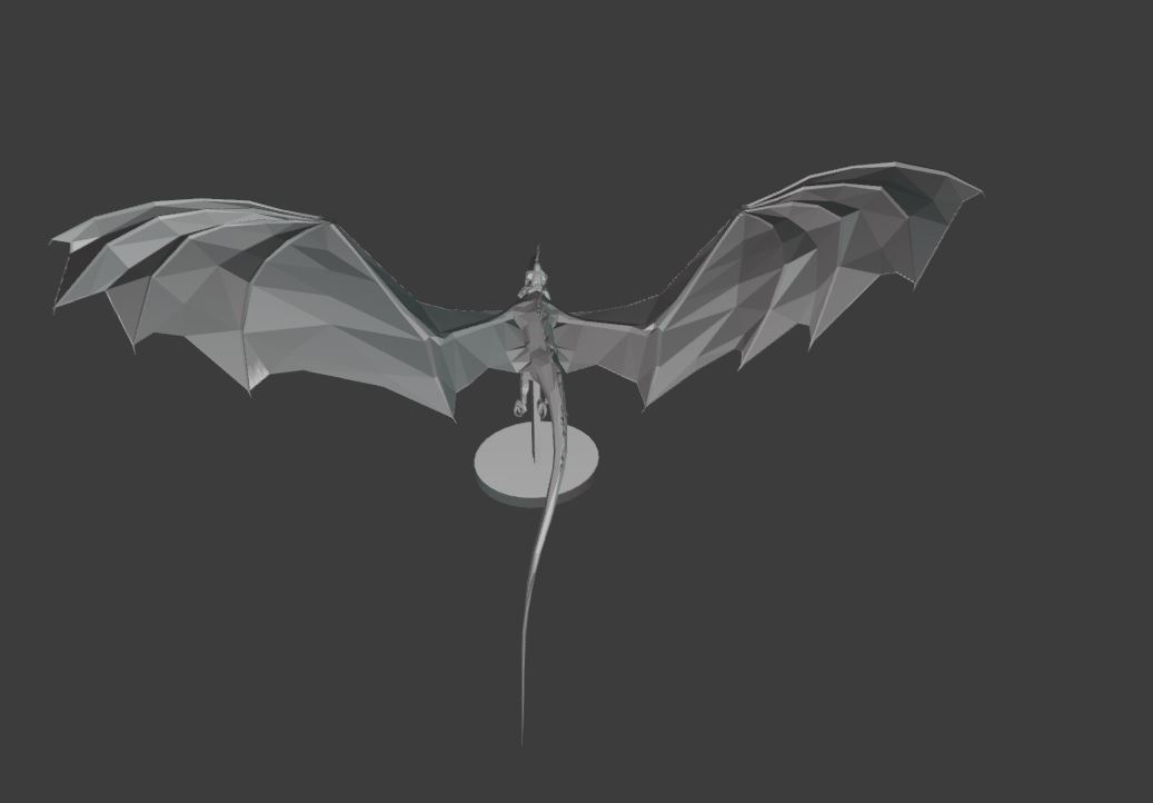 STL file Winged beast - Nazgûl・3D printing template to download・Cults