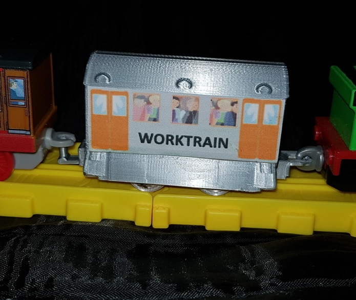 Free STL file Thomas Adventures Carriage Filament Axle Wheels・Design to ...