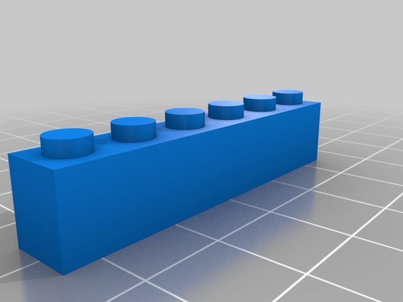 Free STL file Lego 1x6 98・3D printer model to download・Cults