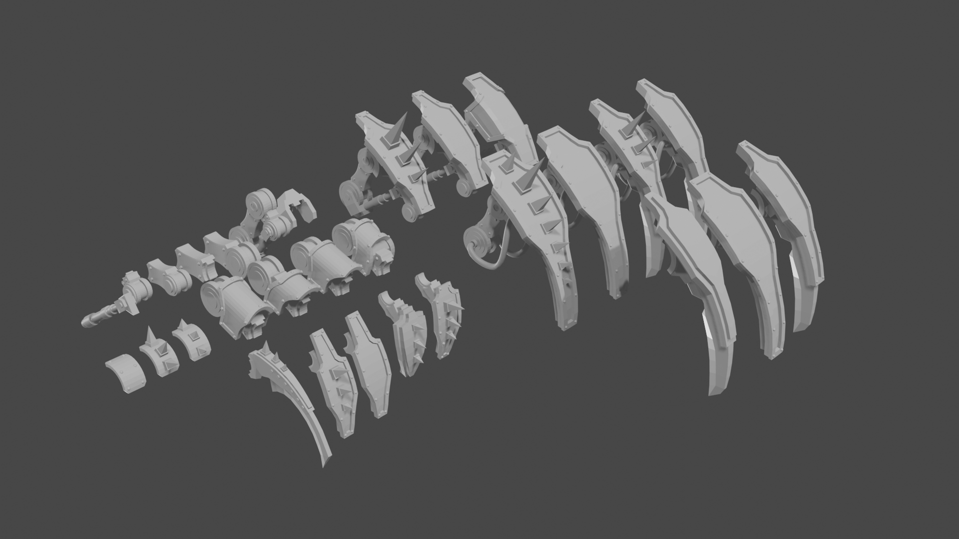 STL file Modular Mechanical Legs 🤖・3D print model to download・Cults