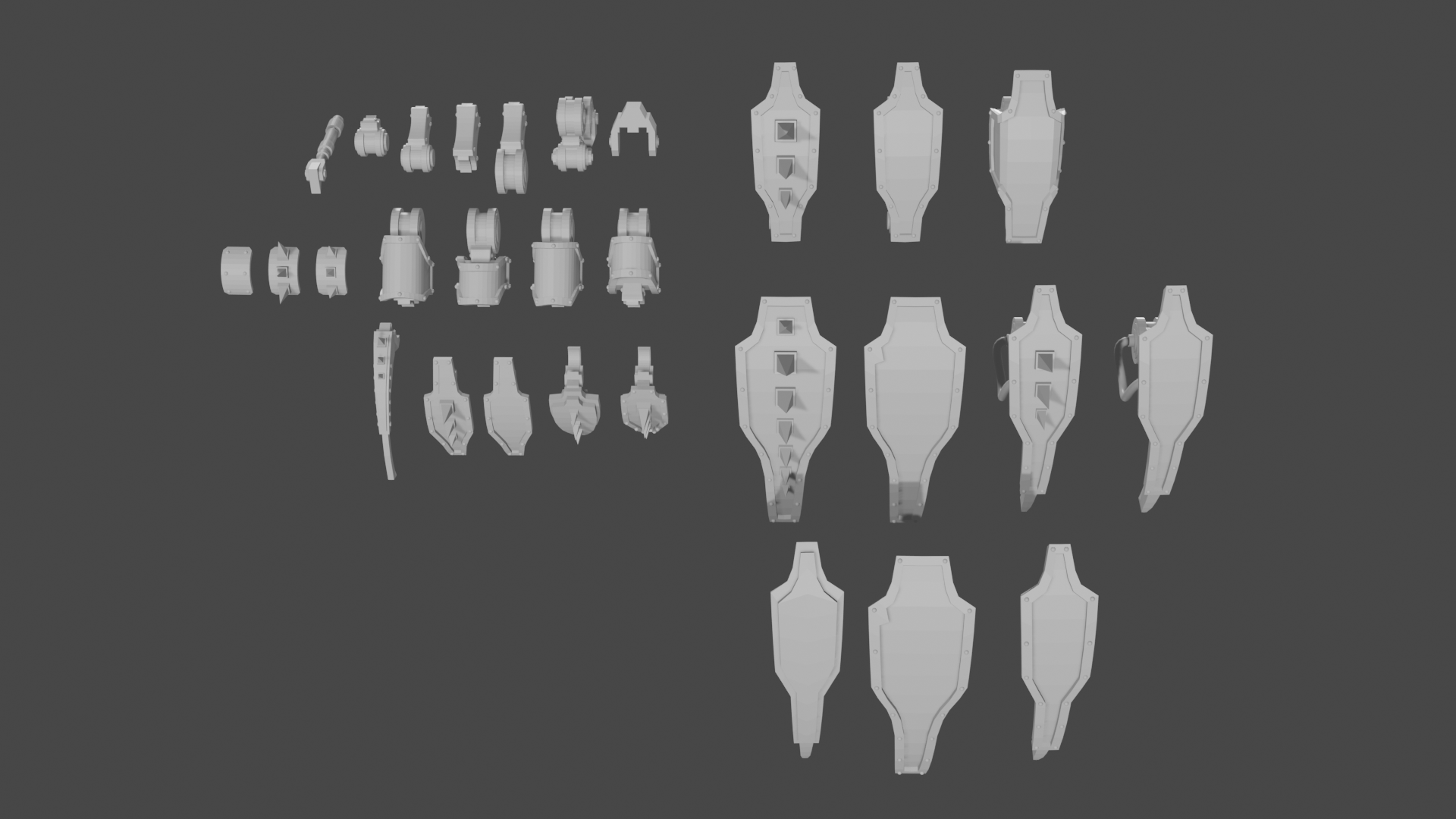 STL file Modular Mechanical Legs 🤖・3D print model to download・Cults
