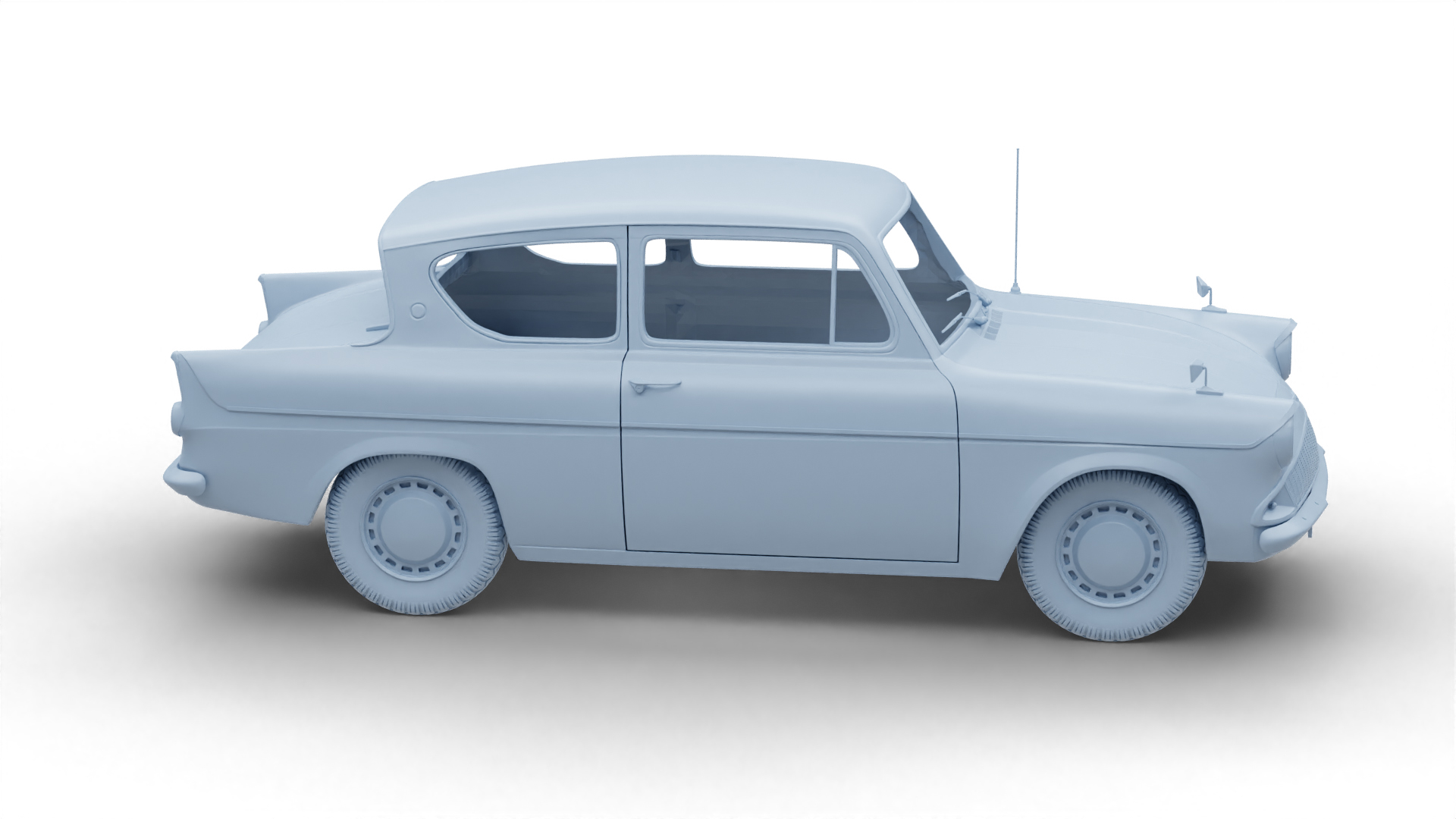 3D file Ford Anglia 105E Body and Wheels 🚙・3D printer model to download ...