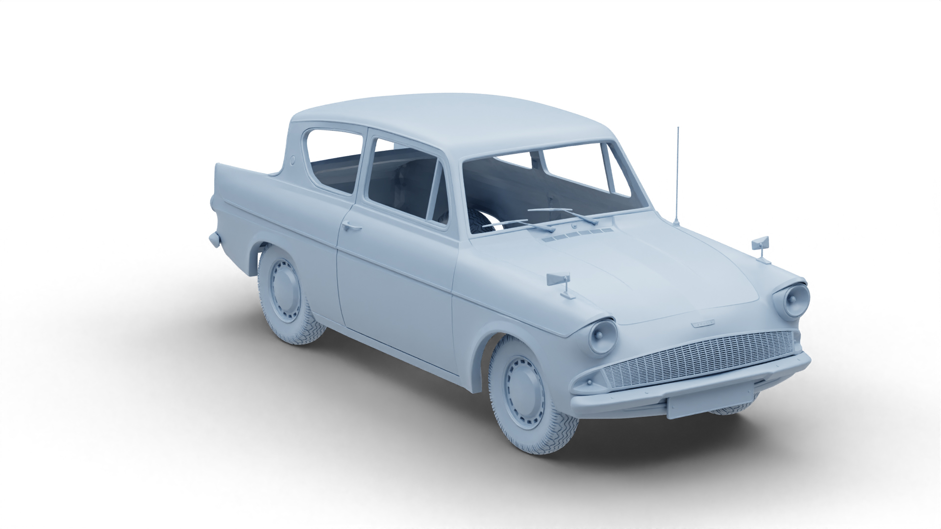 3D file Ford Anglia 105E Body and Wheels 🚙・3D printer model to download ...