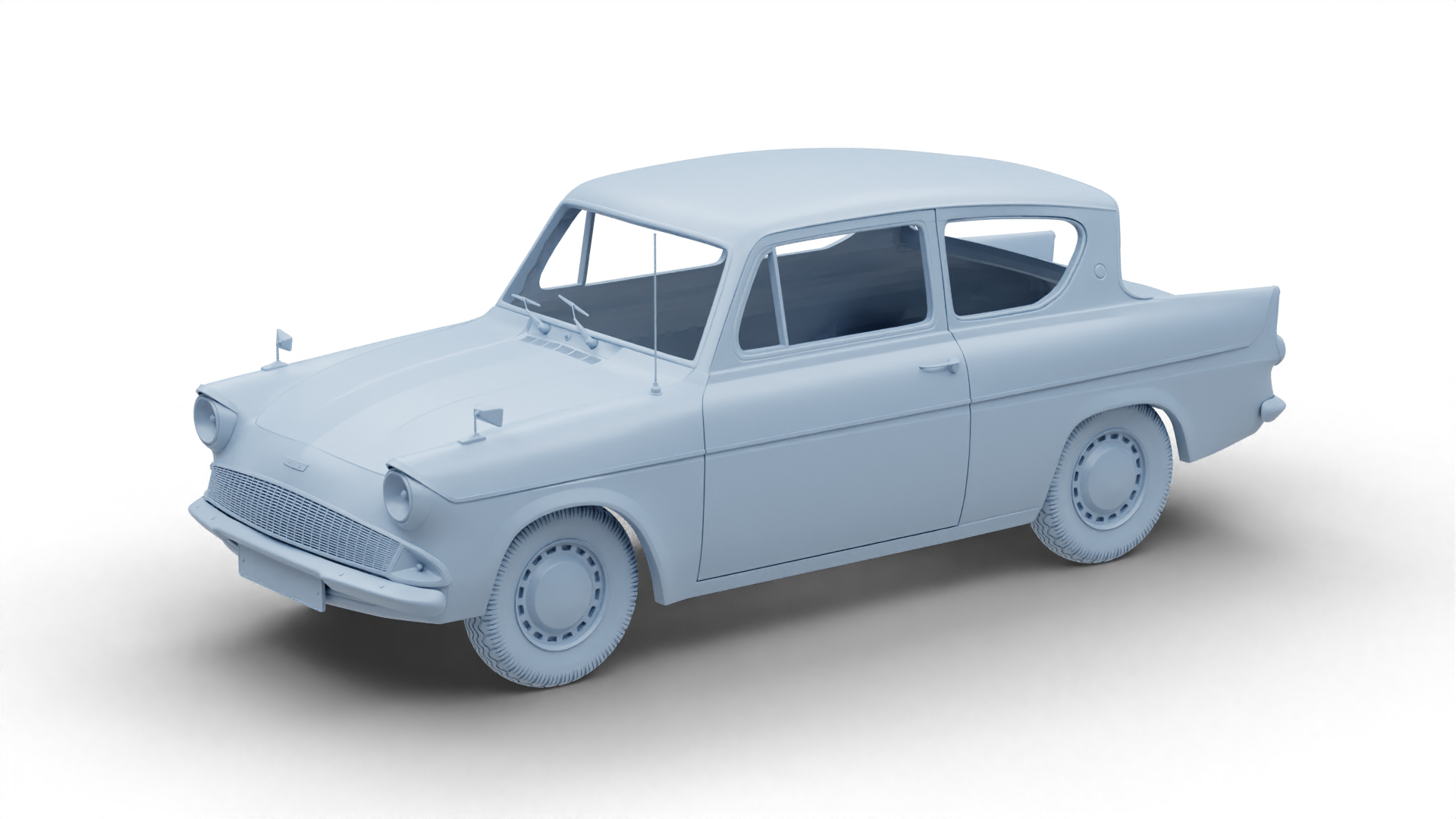 3D file Ford Anglia 105E Body and Wheels 🚙・3D printer model to download ...