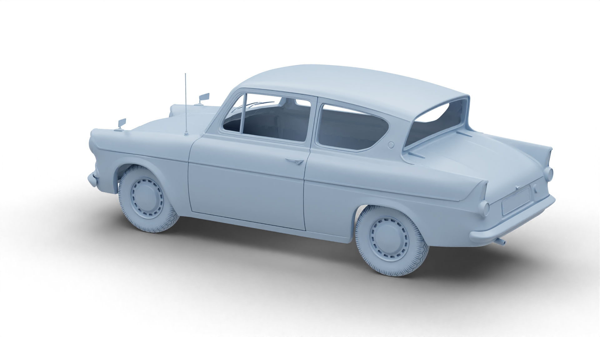 3D file Ford Anglia 105E Body and Wheels 🚙・3D printer model to download ...