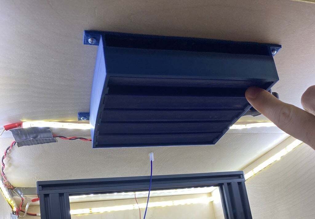 Free STL file Enclosure Exhaust Fan Louvers (up to 140mm fan)・3D ...