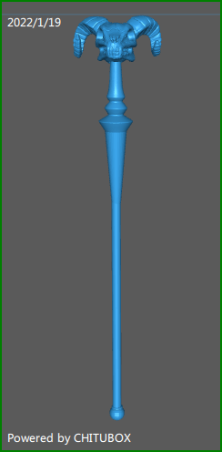 STL file Skeletor Staff of Havoc Classics Style 🦯・Design to download ...