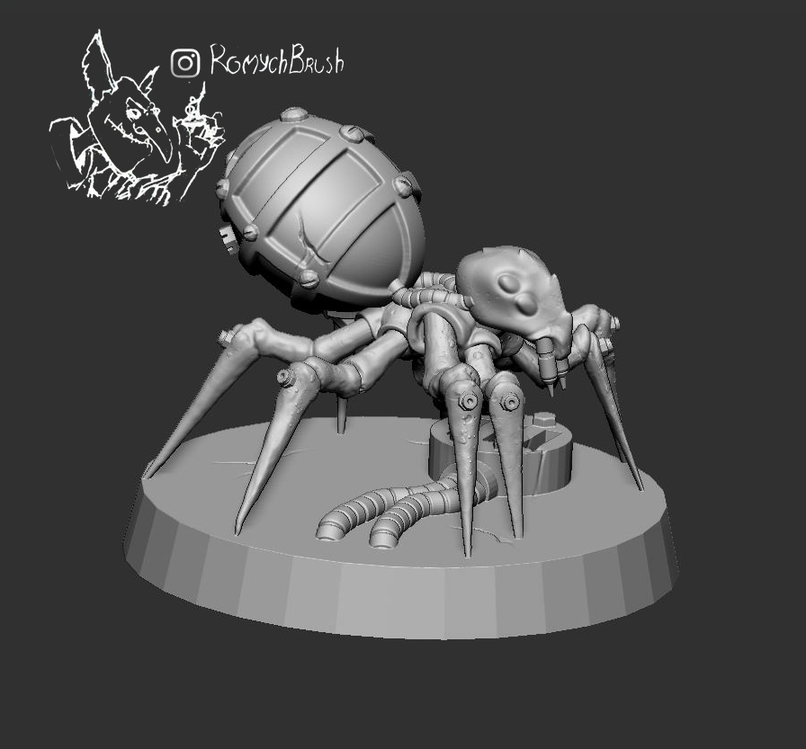 STL file Cyberarachnids of the Van Saar house 🚐・3D printer design to ...