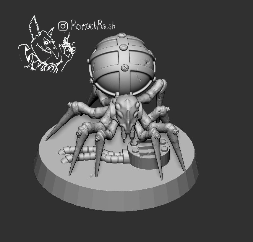 STL file Cyberarachnids of the Van Saar house 🚐・3D printer design to ...