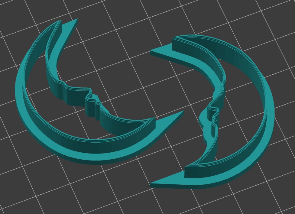 STL file MOON CUTTERS・3D printable design to download・Cults