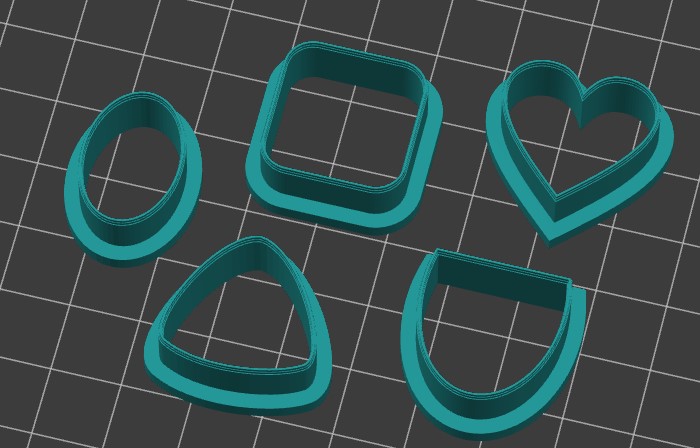 STL file 5 Small Shape cutter V1・Design to download and 3D print・Cults