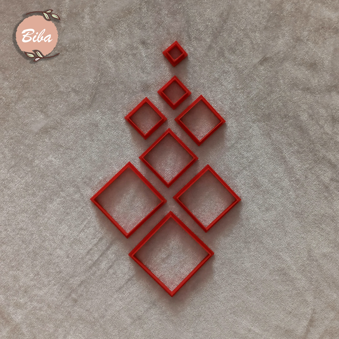 STL file SQUARE SHAPE CUTTERS・Model to download and 3D print・Cults