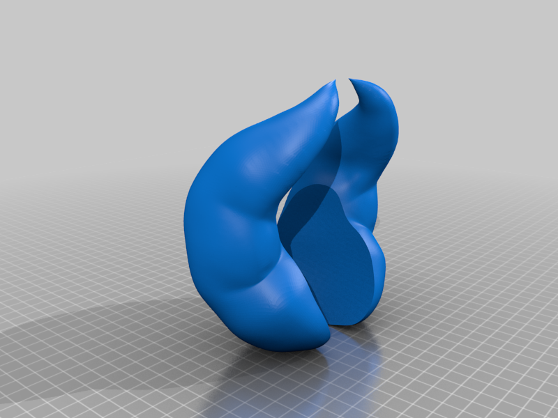 Archivo STL Cuernos de Albedo - Overlord・Diseño imprimible en 3D para ...