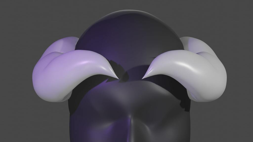 Archivo STL Cuernos de Albedo - Overlord・Diseño imprimible en 3D para ...