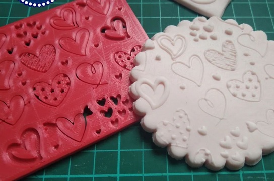 STL file Stamp Hearts - Valentine's Day 🥰・3D printable design to ...