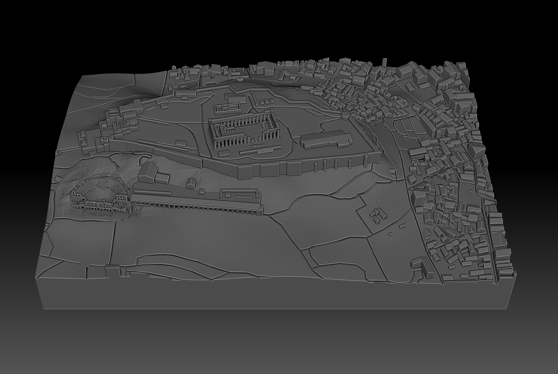 STL file Athen Parthenon 5X7 3D City Series・3D printable model to ...