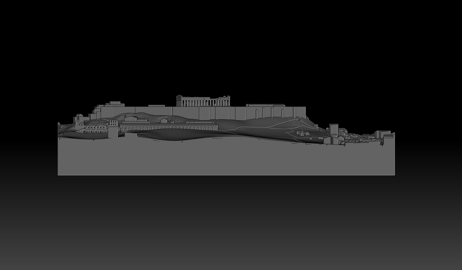 STL file Athen Parthenon 5X7 3D City Series・3D printable model to ...