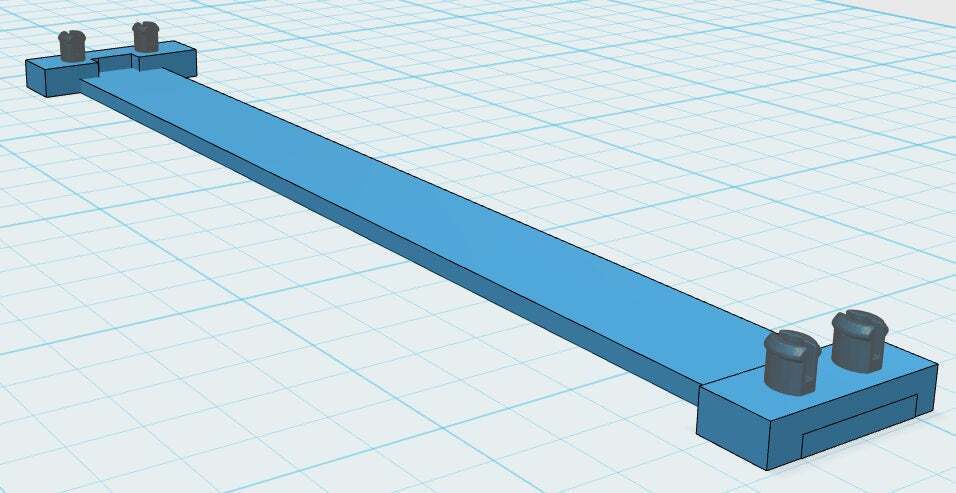 Fichier STL gratuit Support de support pour Led 16x16 Dot Matrix・Design ...
