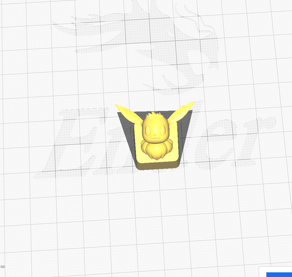 Fichier Stl Impression 3d Du Porte Clés Eevee 🐉・objet Pour Impression