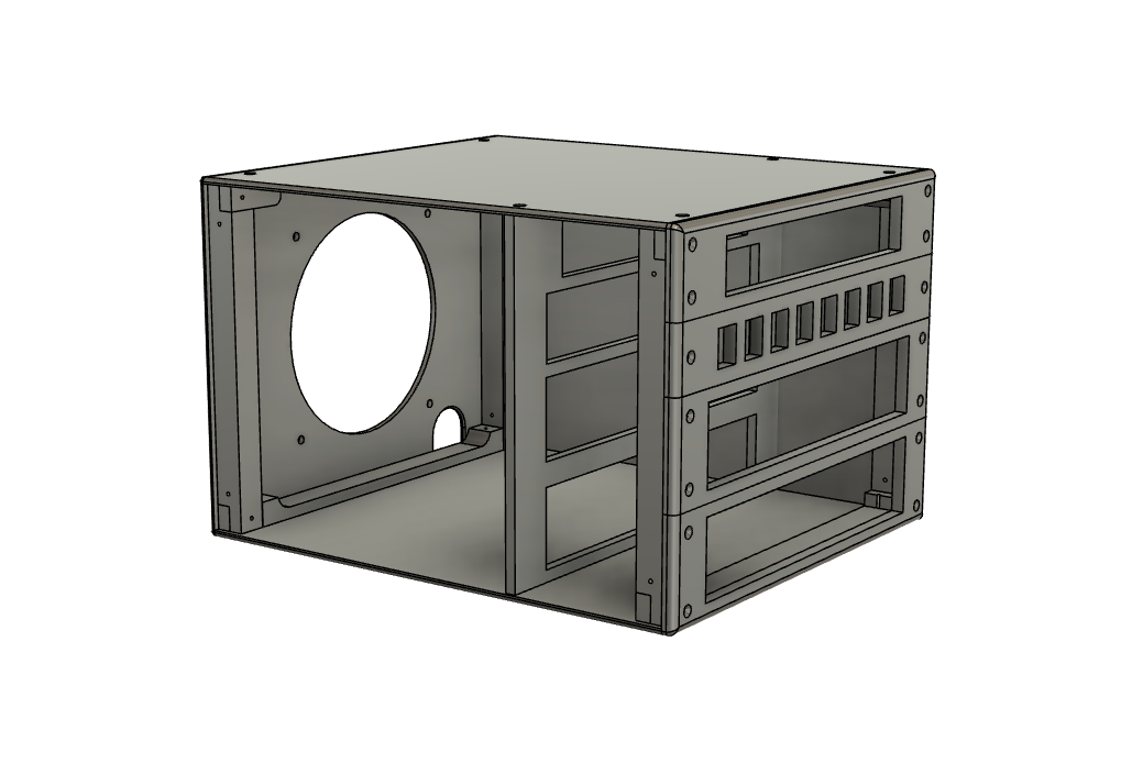 Free 3D file DIY Home Server Case 🔌・3D printable object to download・Cults