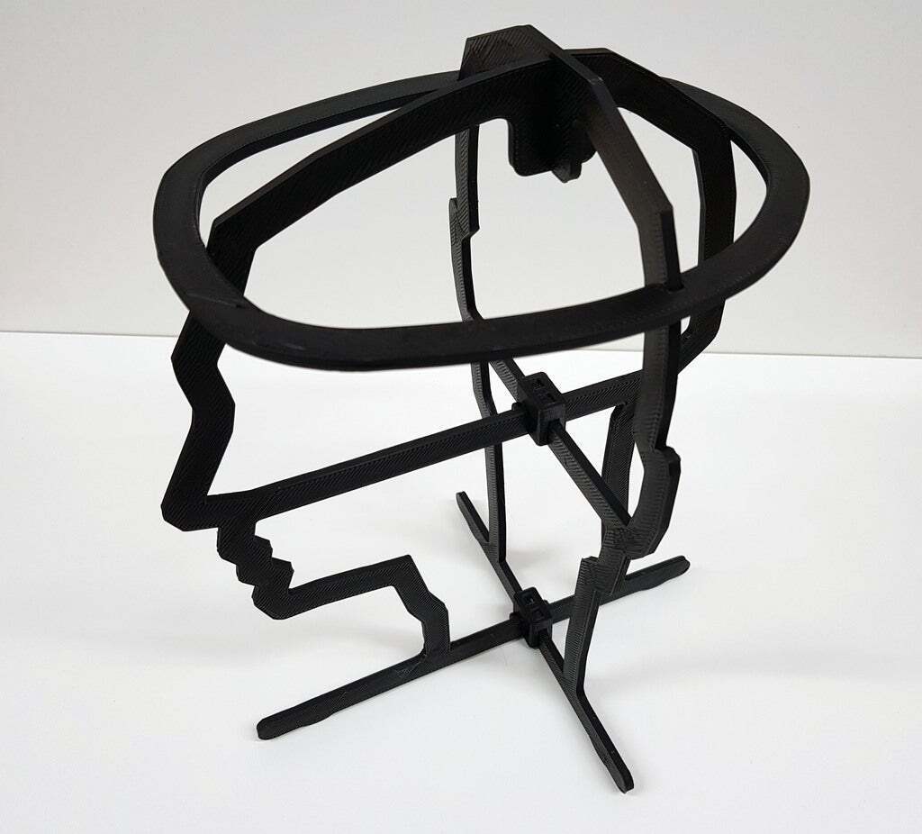 Free STL file Cosplay Mask, Hat and Wig Stand・3D printing template to ...