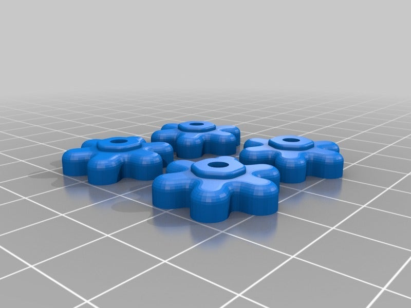 Free STL file Bed Thumbwheel with M3 retention・3D print design to ...