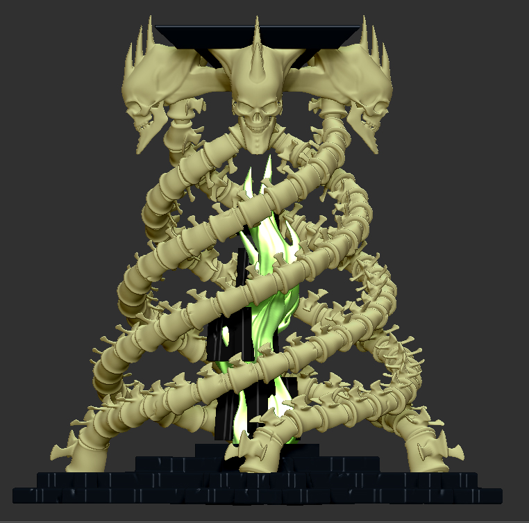 STL file Alternative bone collectors pillar/vortex・3D print model to ...