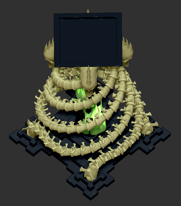 STL file Alternative bone collectors pillar/vortex・3D print model to ...