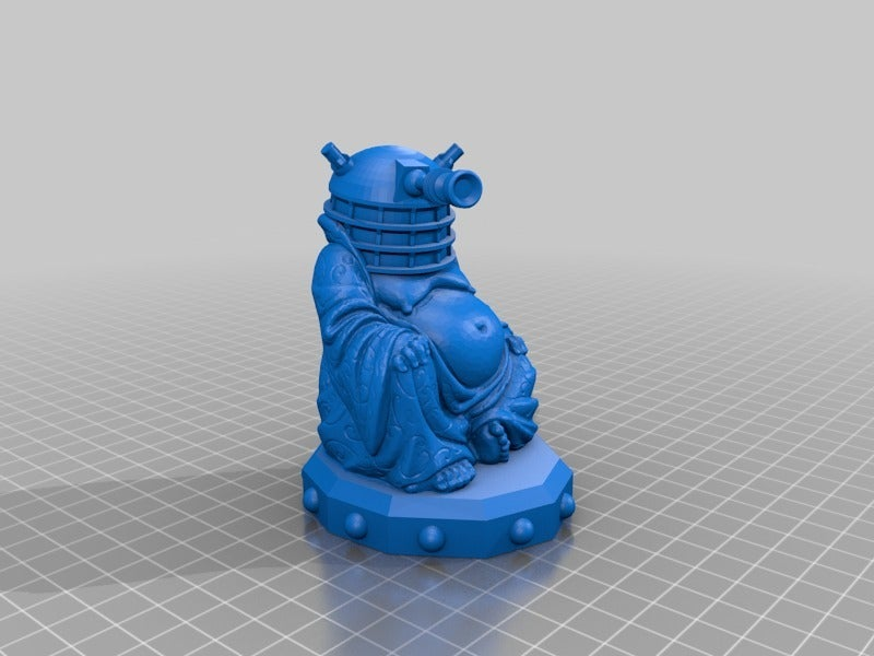 Бесплатный STL файл Dalek Buddha・3D-печатный дизайн для скачивания・Cults