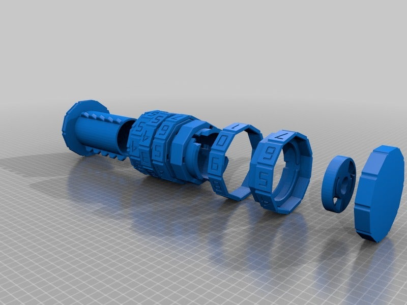 Free STL file Combination Safe 00 (Cryptex)・3D printable object to ...
