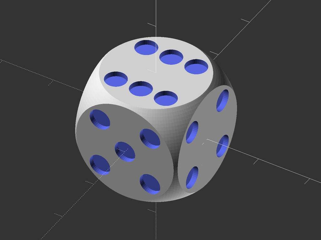 Free STL file Customizable Dice・3D printer model to download・Cults