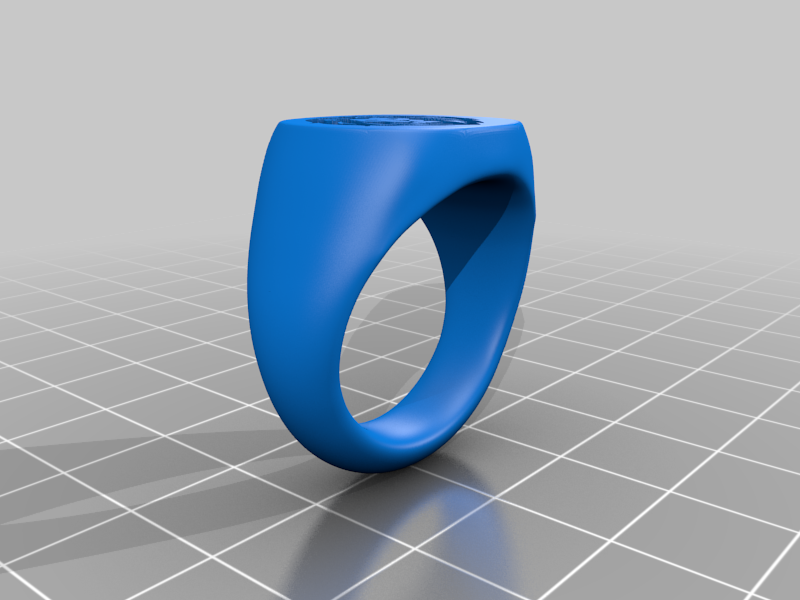 Free STL file Customizable Signet Ring 💍・3D printer design to download ...