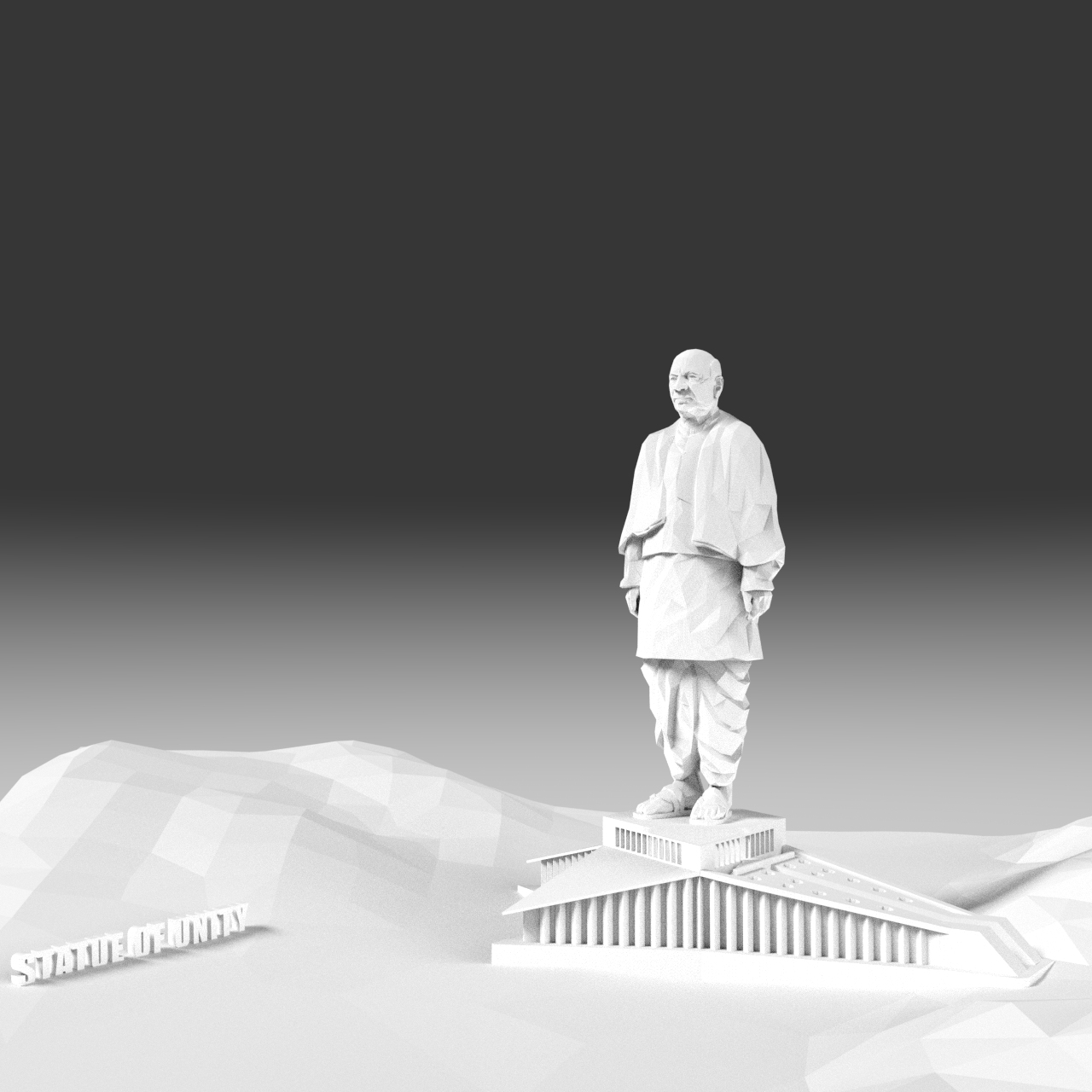 STL file STATUE OF UNITY - MINIATURE OF WORLD'S LARGEST STATUE・3D ...