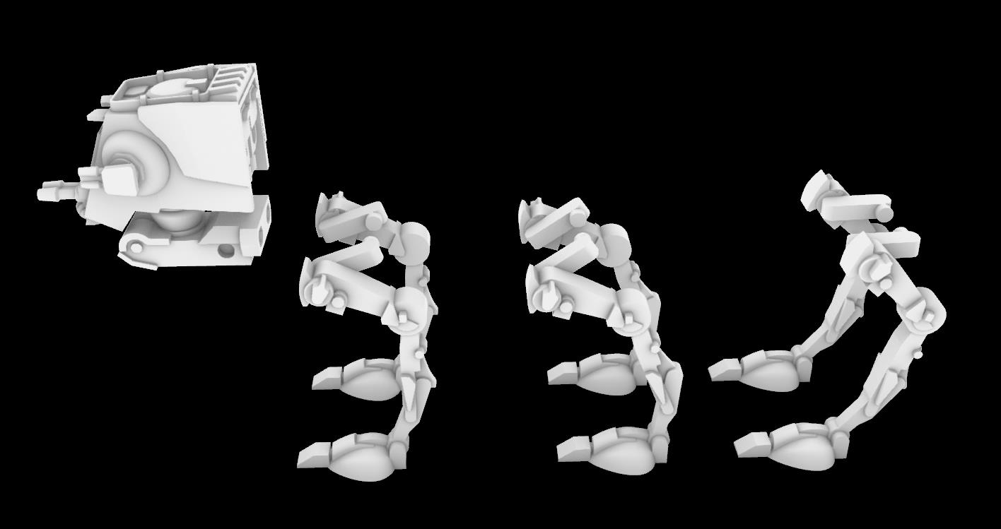 Free STL file Armored Chicken Walker 🐔・3D printable model to download・Cults